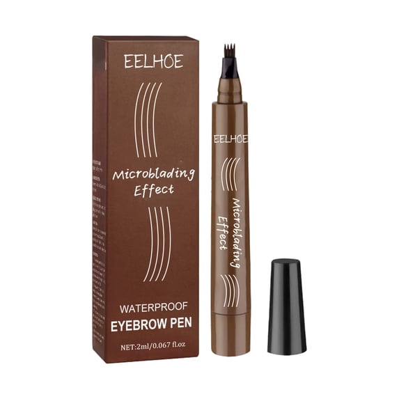 Water Eyebrow Pencil, Four Pronged Eyebrow Pen, Long-Lasting Natural ...