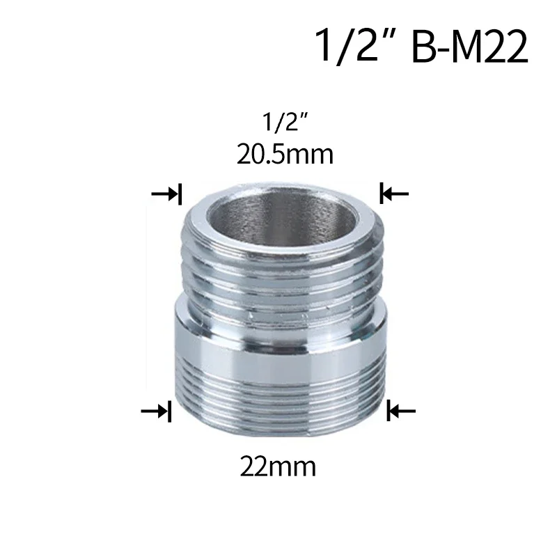 Water Faucet Coupler 1/2 To M16 M18 M20 M22 M24 M28 M32 Thread ...