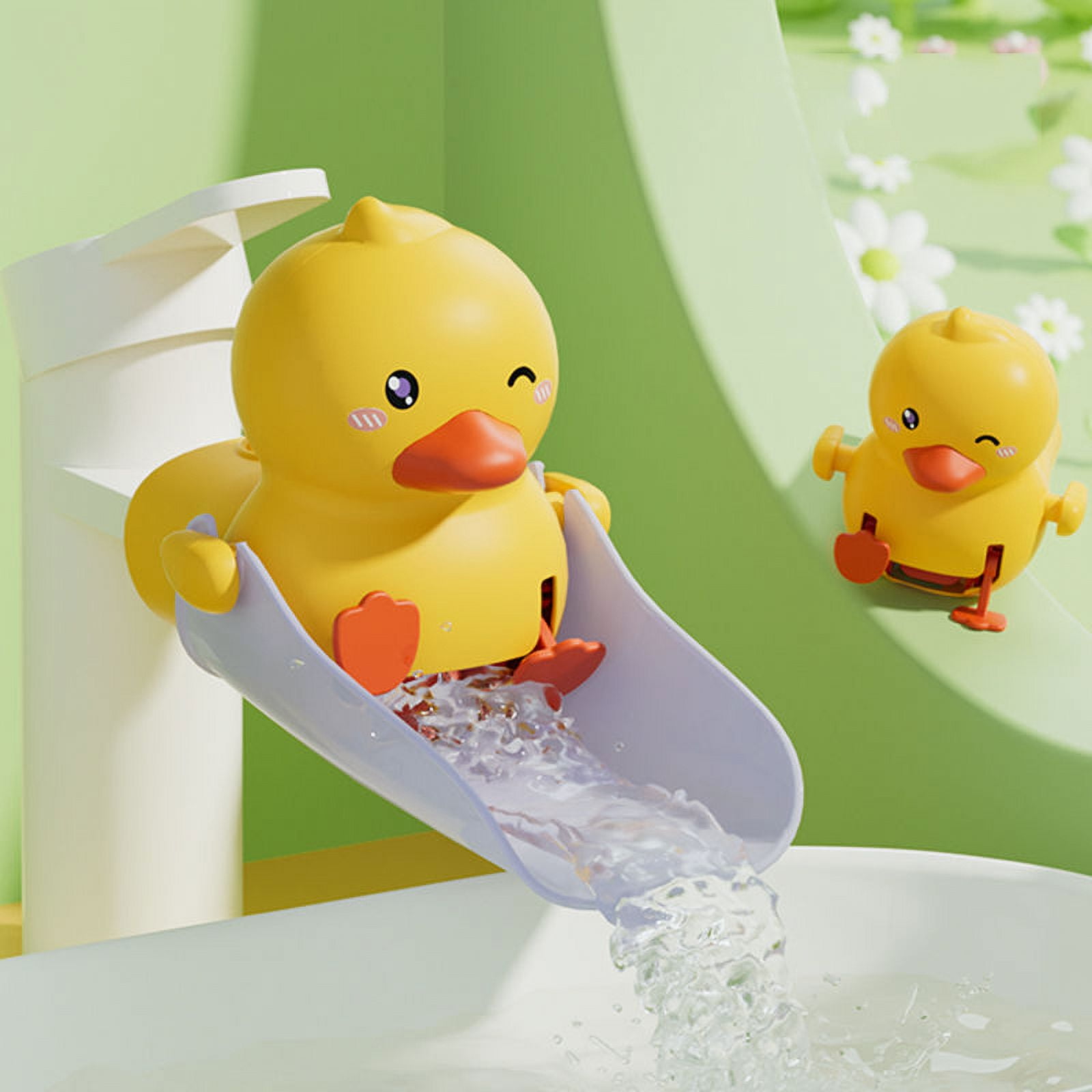 Water Faucet Extension Kids Yellow Duck Shape Sink Extender For Easy ...