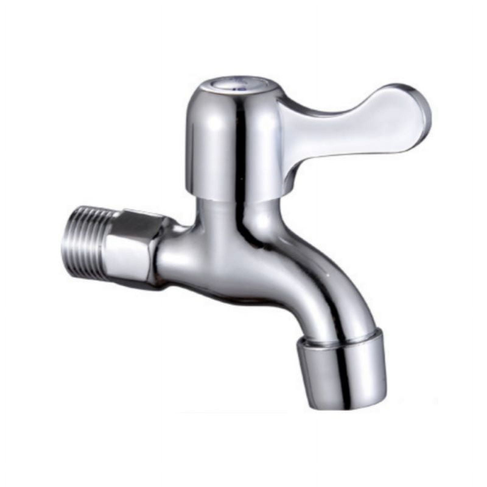 Water Faucet G1/2'' Washing Machine Tub Tap 304 Stainless Steel Chrome ...