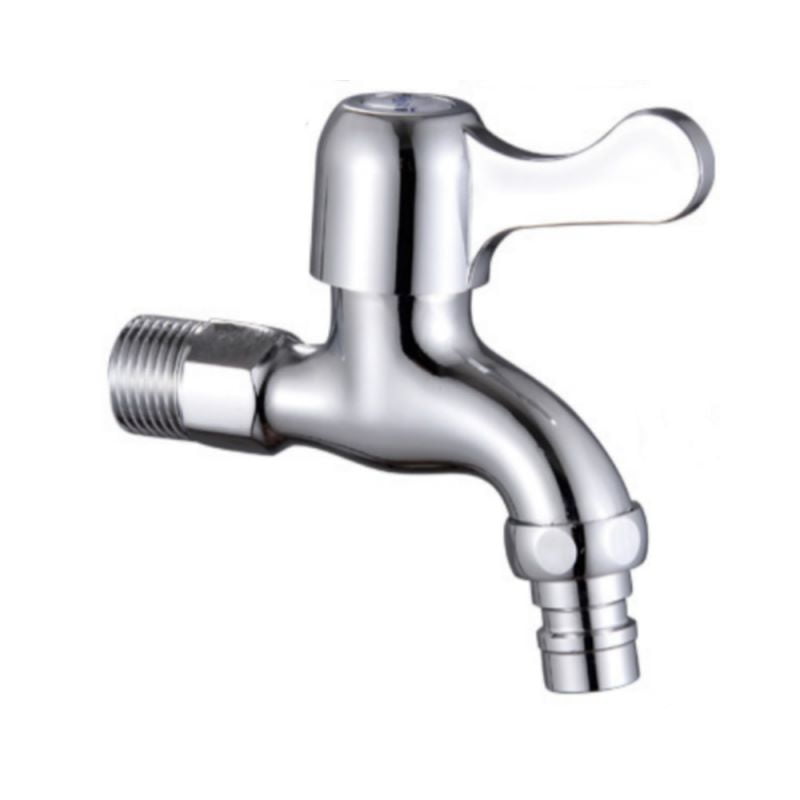 Water Faucet G1/2'' Washing Machine Tub Tap 304 Stainless Steel Chrome ...
