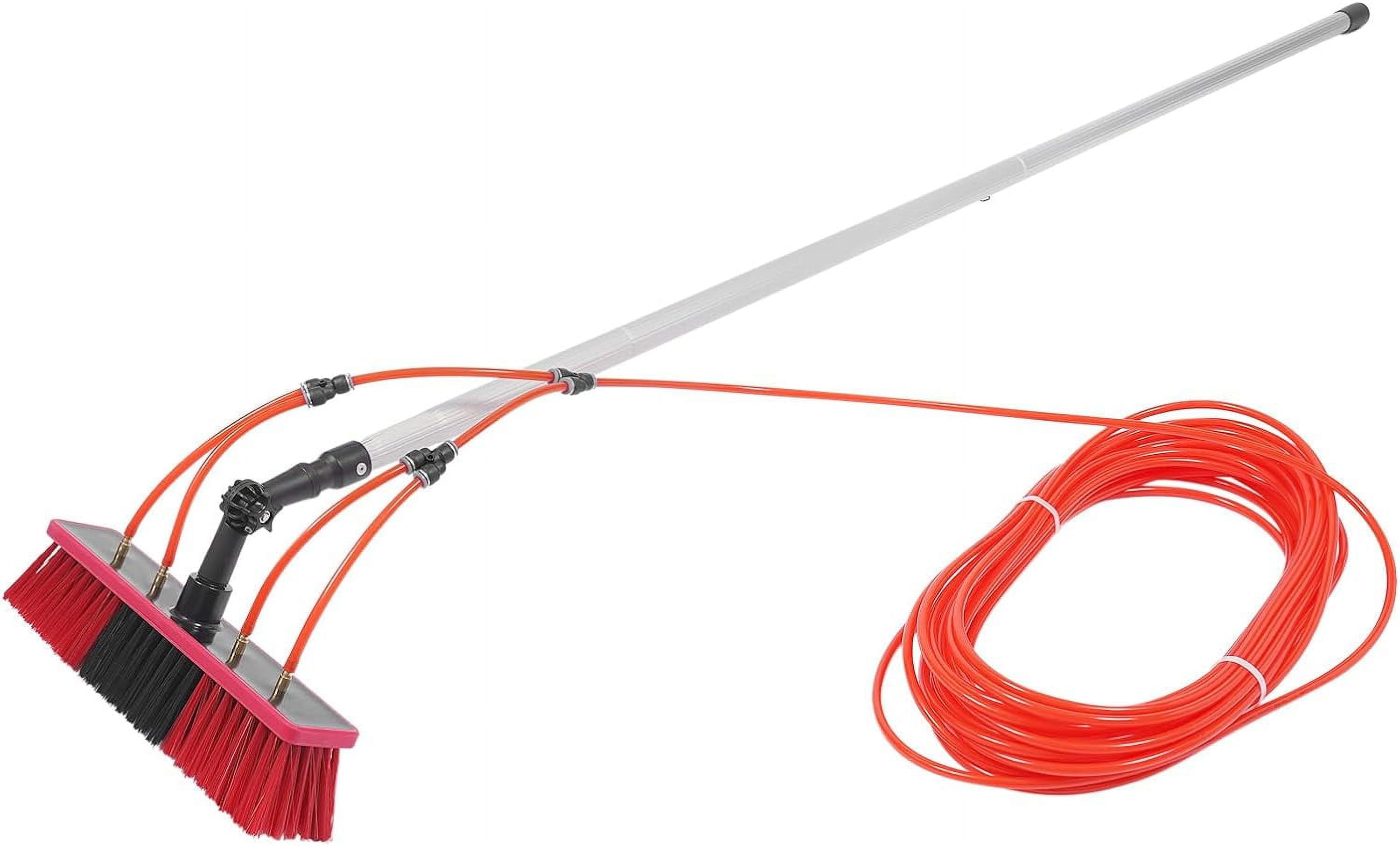 Water Fed Pole Kit, 180° Adjustable Professional Window Squeegee ...