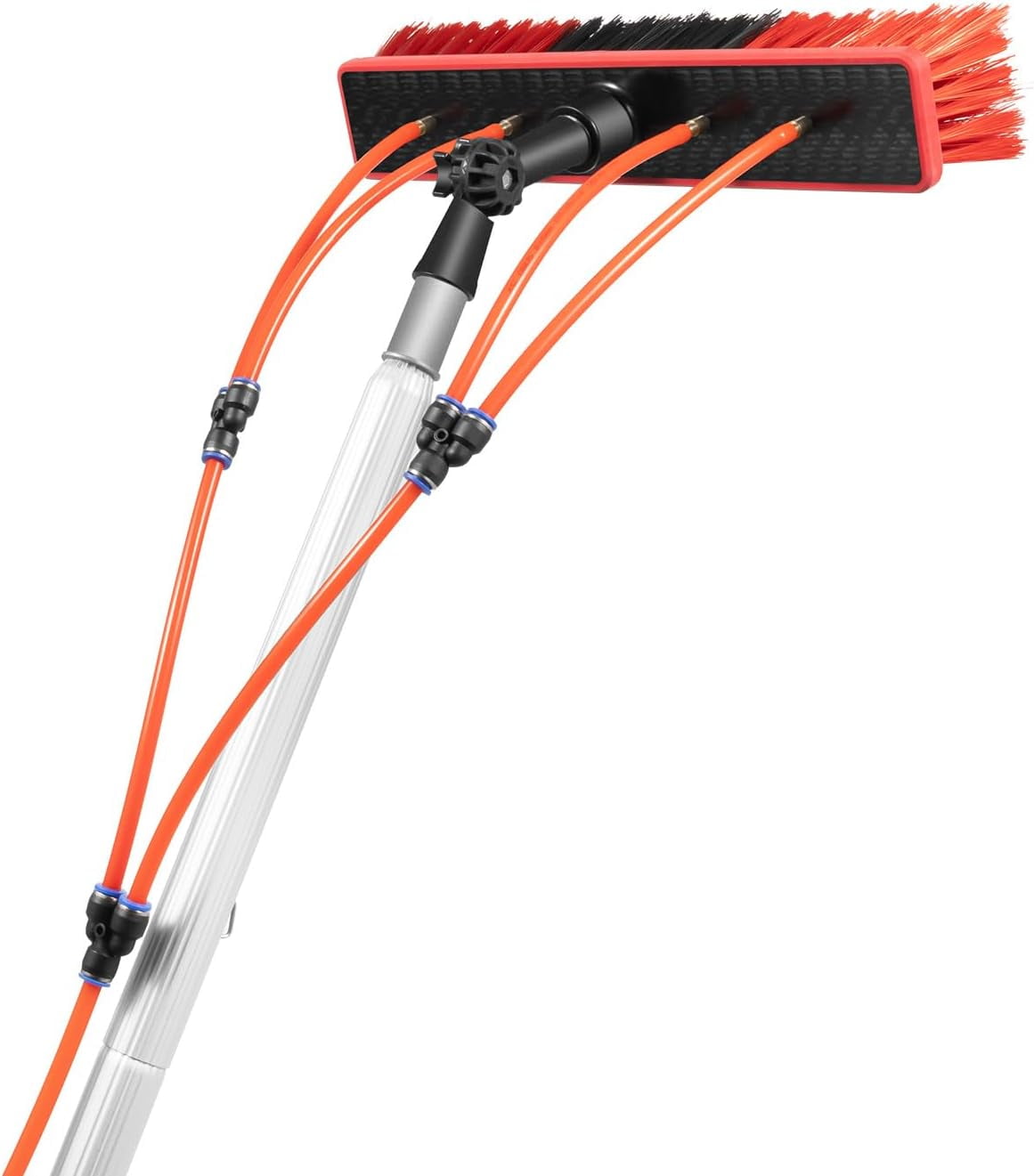 Water Fed Pole Kit, Lightweight Extendable 26FT Reach Solar Panel ...