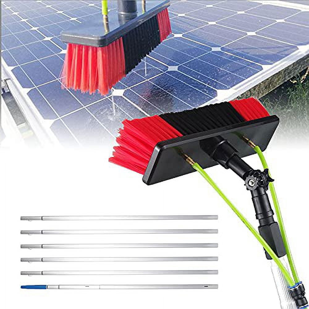 Water Fed Pole Kit Solar Panel Cleaning Tool Outdoor Window Cleaner ...