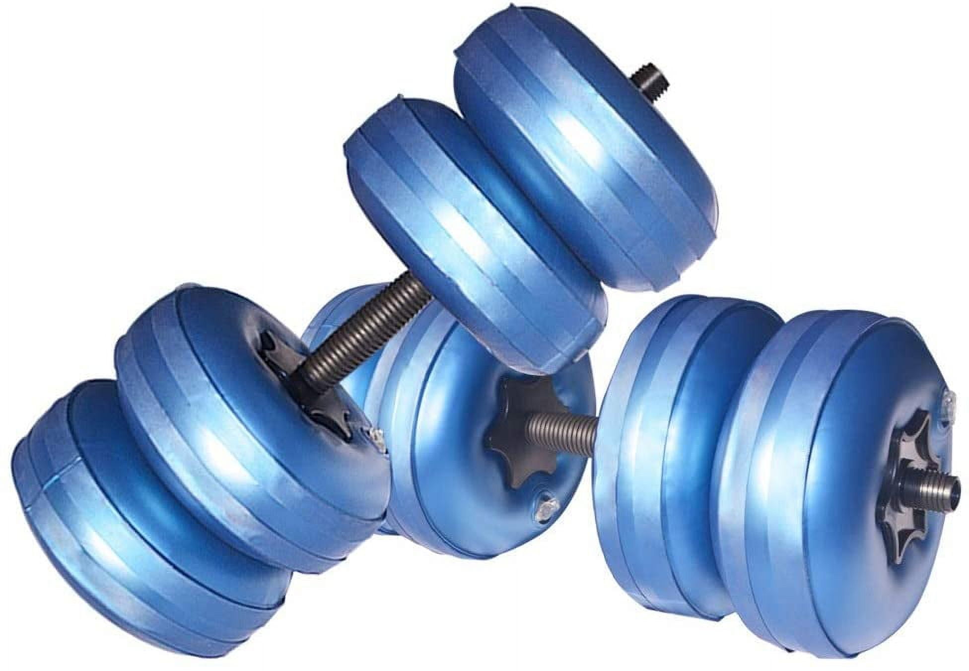 Water Filled Dumbbells Set - Water Filled Weights - Portable Travel ...