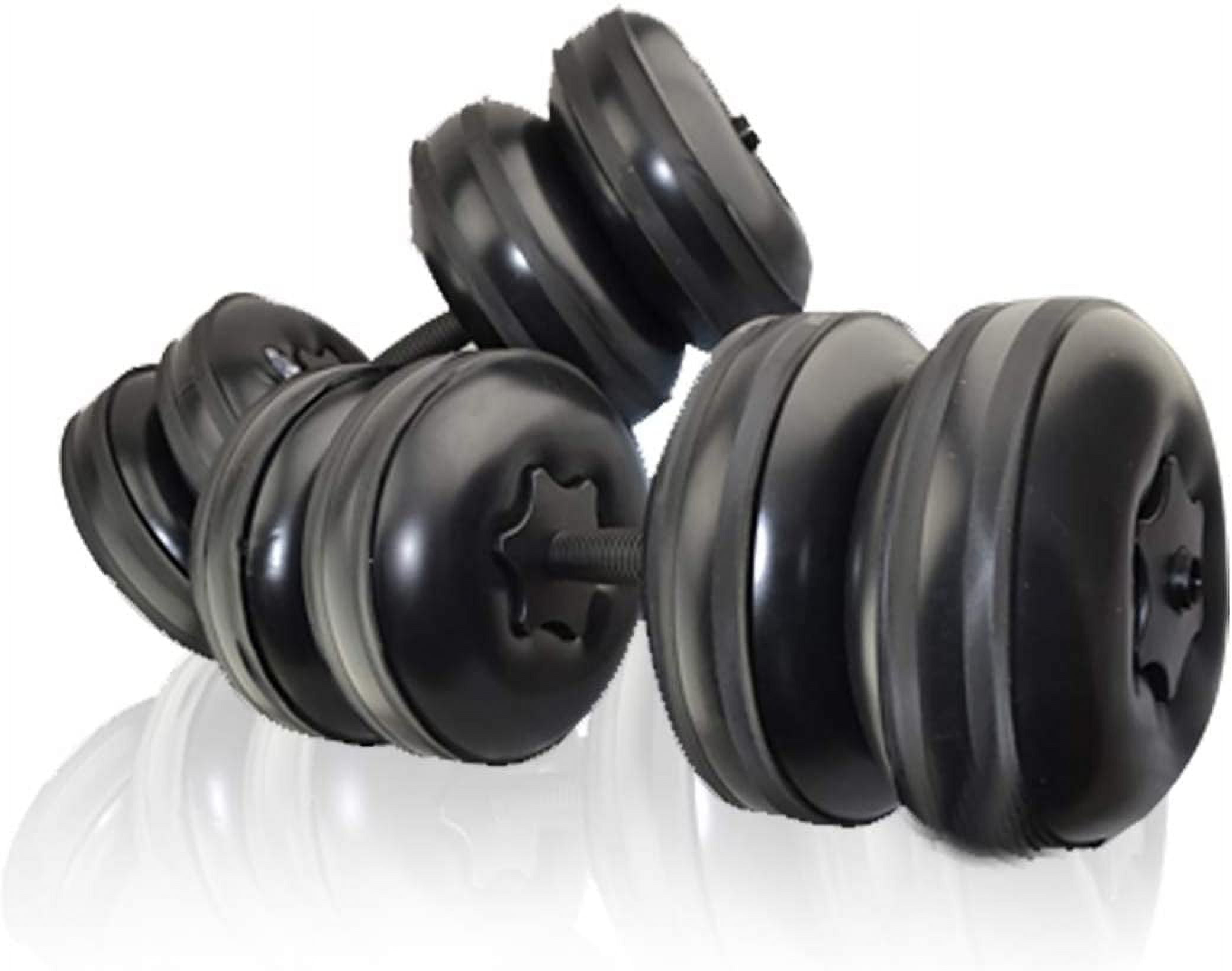 Water Filled Dumbbells Set - Water Filled Weights - Portable Travel ...
