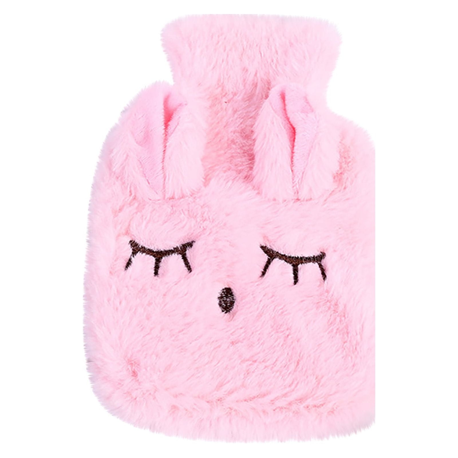 Water Filled Hot Water Bag Rubber Water Heater Bag Fleece Detachable ...