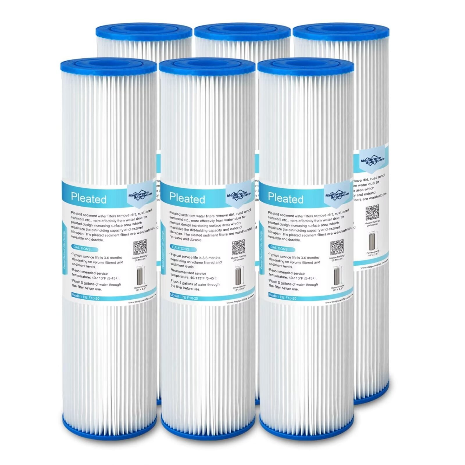 Water Filter Cartridge, Membrane Solutions Sediment Water Filter ...