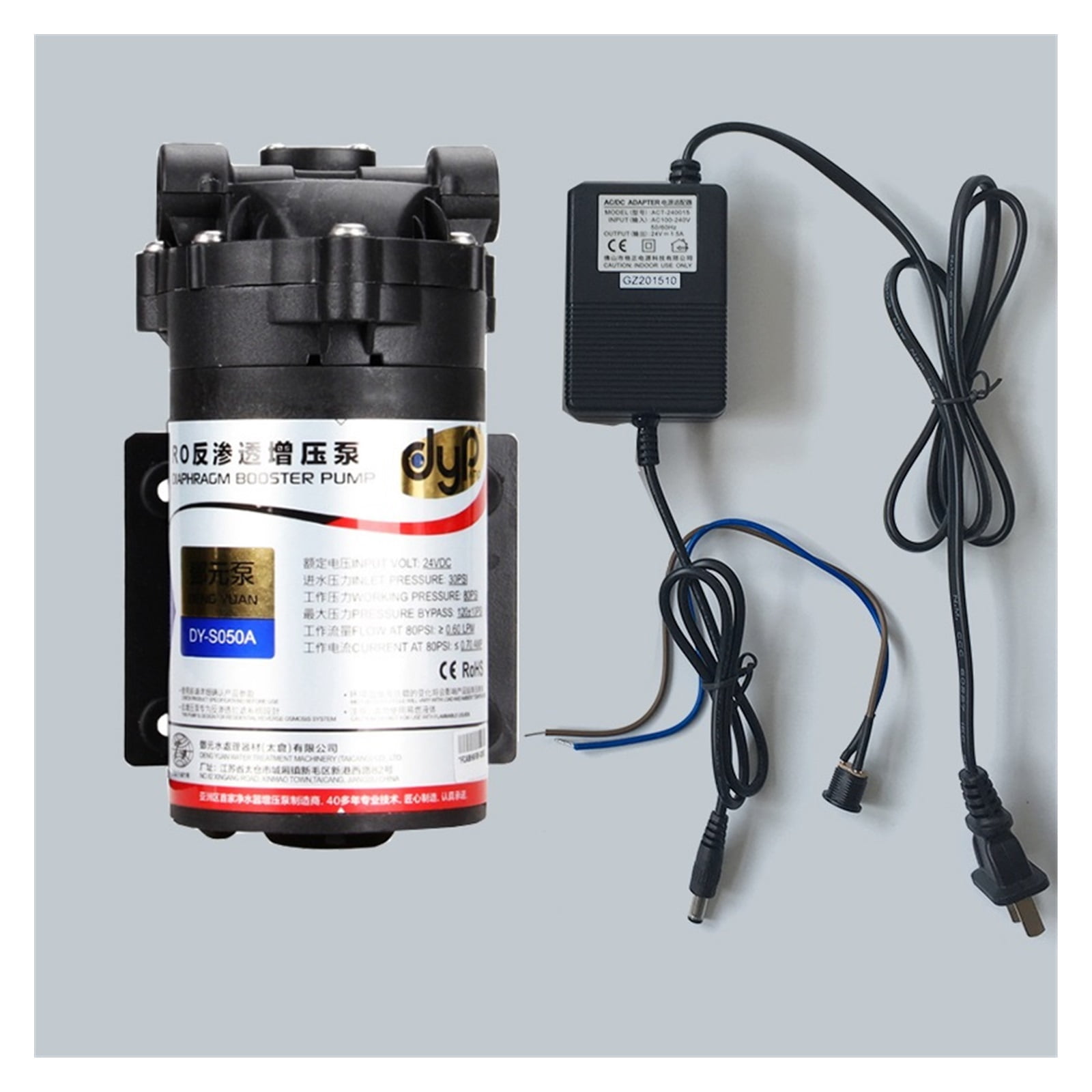 Water Filter DC24v Water Booster Pump High Pressure with DC24v 1.5A ...
