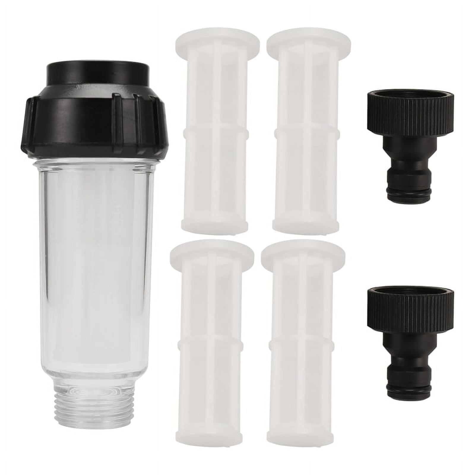 Water Filter Garden Hose, 3/4 Inch Pre-Filter Set with 5 Inserts + 2 ...