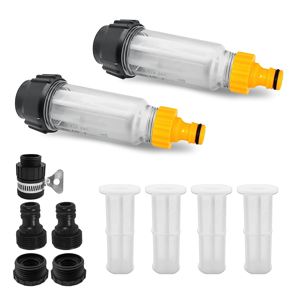 Water Filter Garden Hose Pre-Filter Water Filter Insert Quick Adapters ...