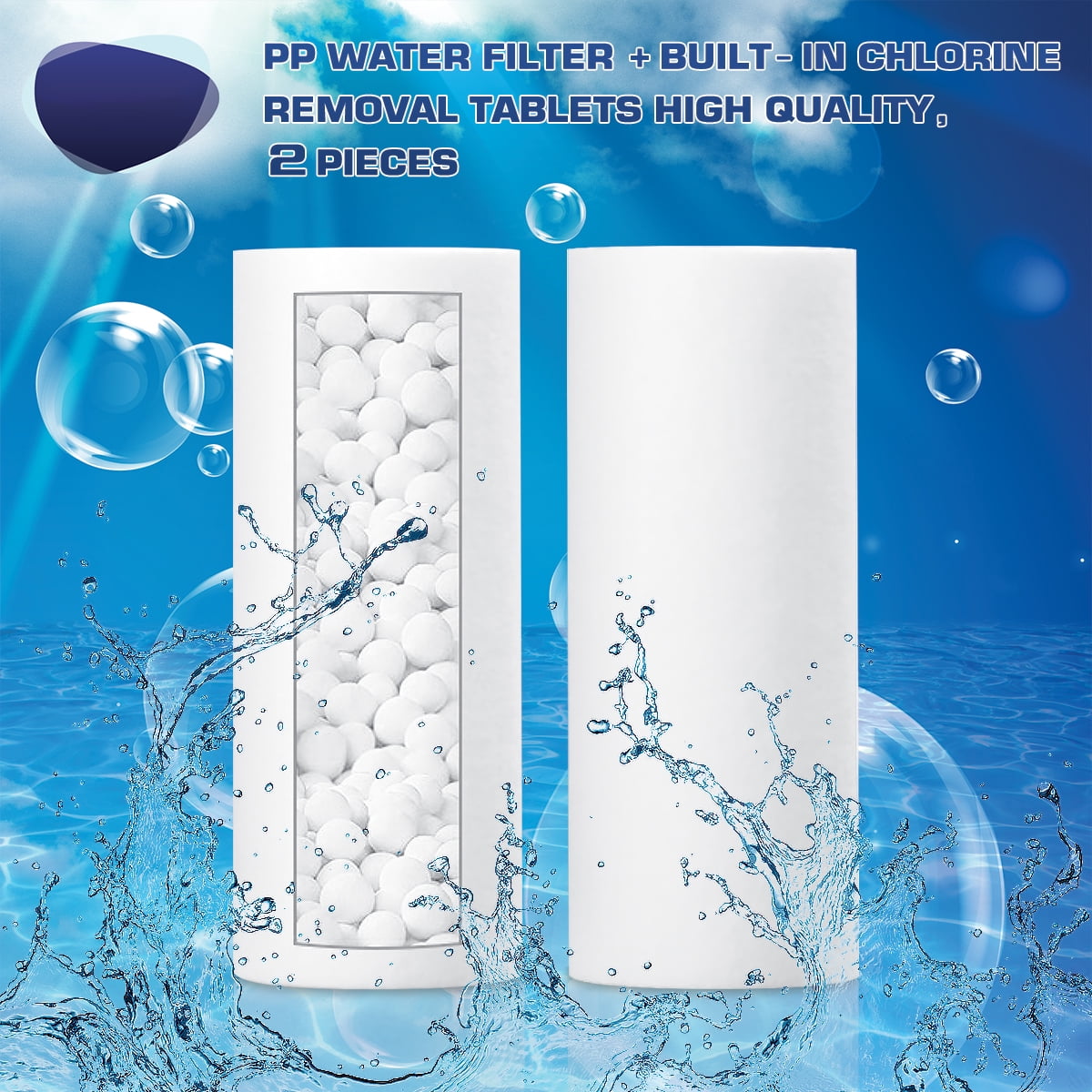 Water Filter Purifier Shower Washing Machine Filter Under Sink Water ...