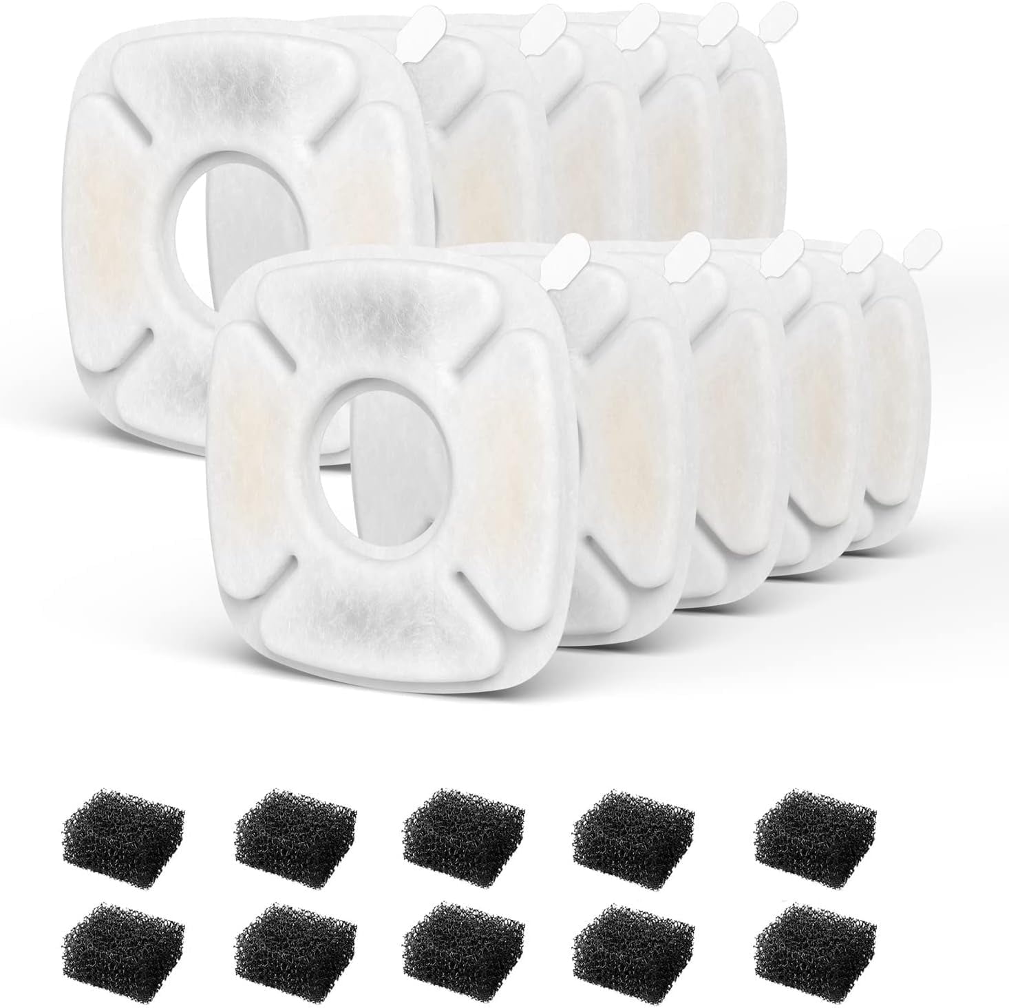 Water Filters for VEKEN 135oz/4L Pet Water Fountain Cat Dog Dish Pack ...