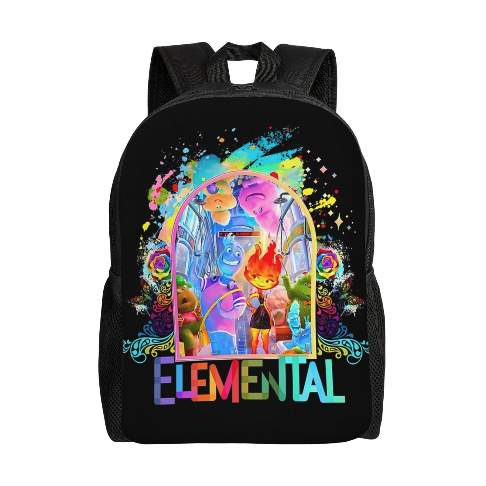 Water Fire Elementa Backpack Cute Anime Large Capacity Multifunction ...