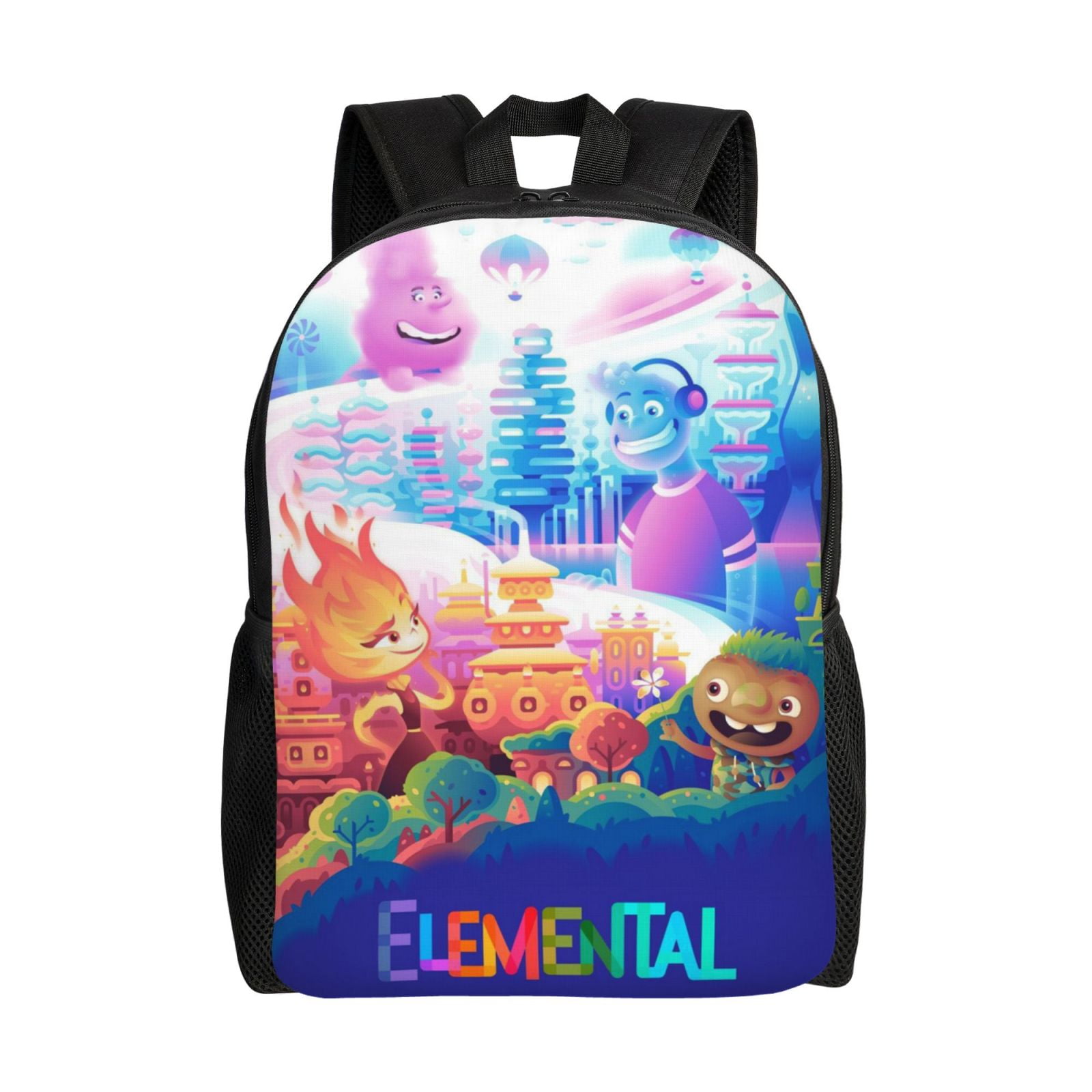 Water Fire Elementa Backpack Cute Anime Large Capacity Multifunction ...