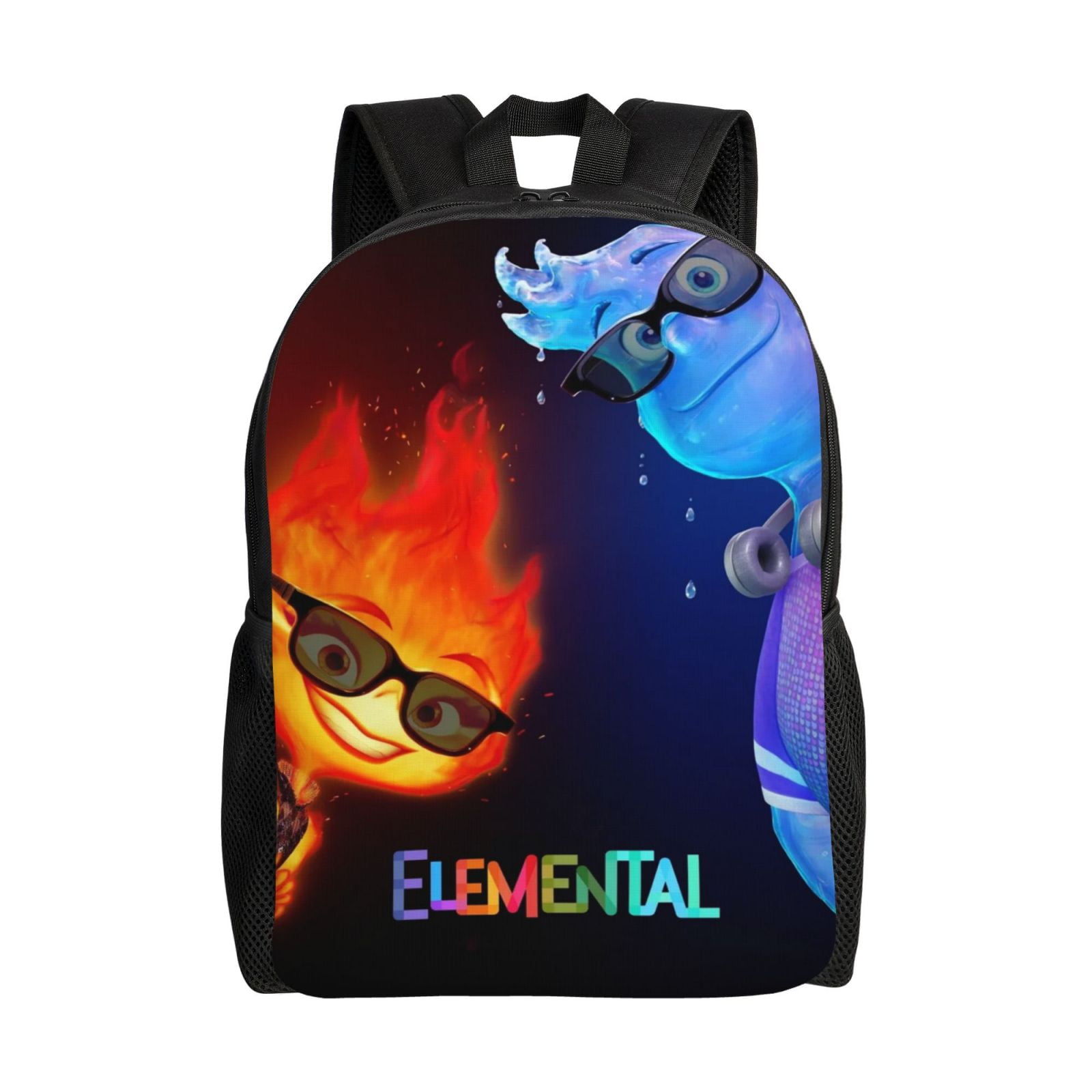 Water Fire Elementa Backpack Cute Anime Large Capacity Multifunction ...