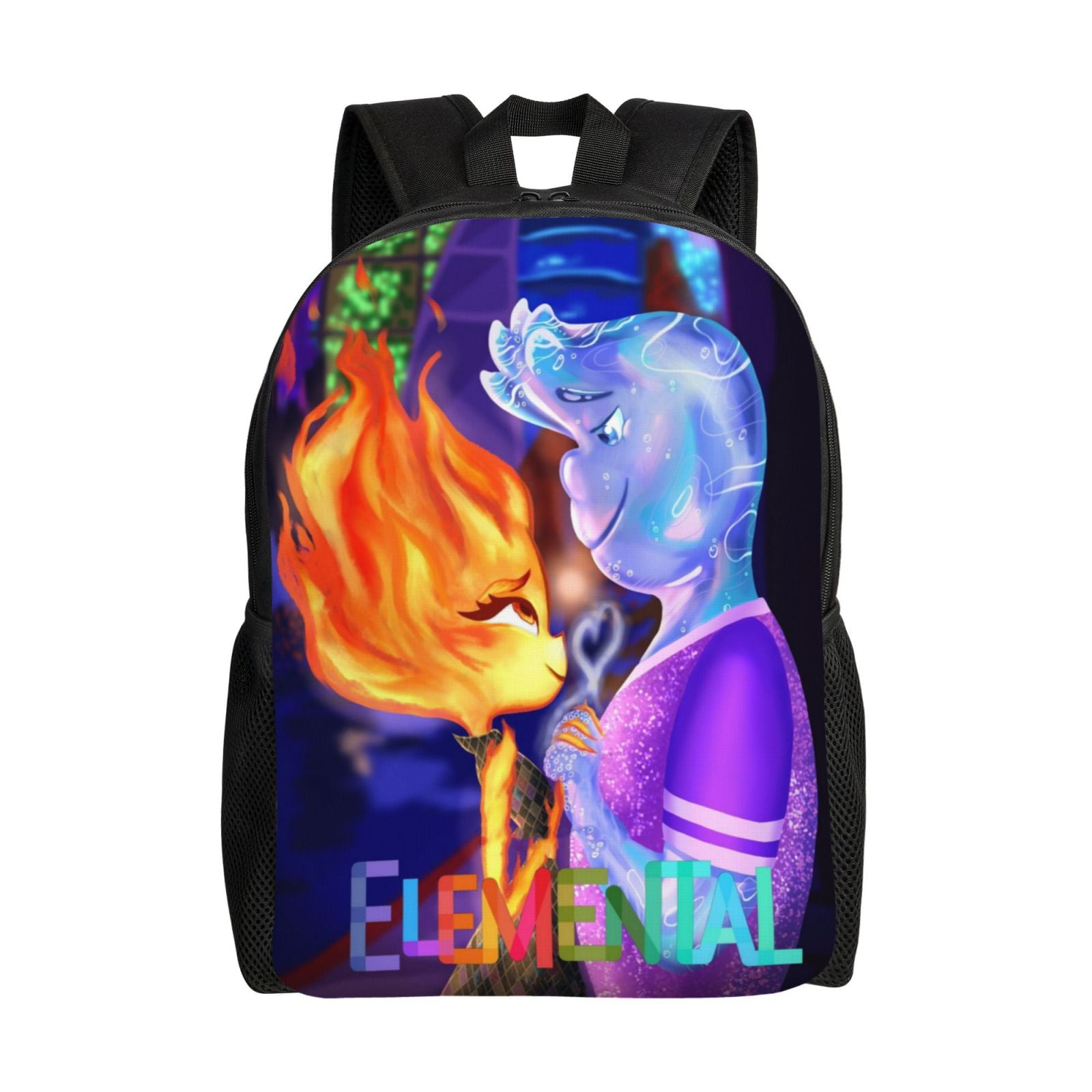 Water Fire Elementa Backpack Cute Anime Large Capacity Multifunction ...
