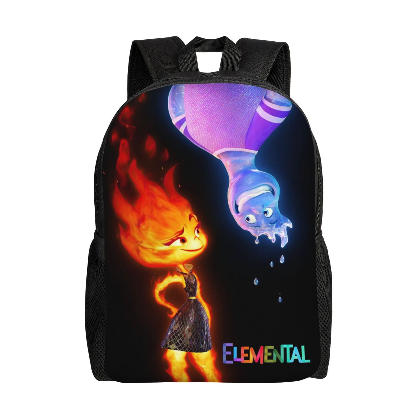 Water Fire Elementa Backpack Cute Anime Large Capacity Multifunction ...
