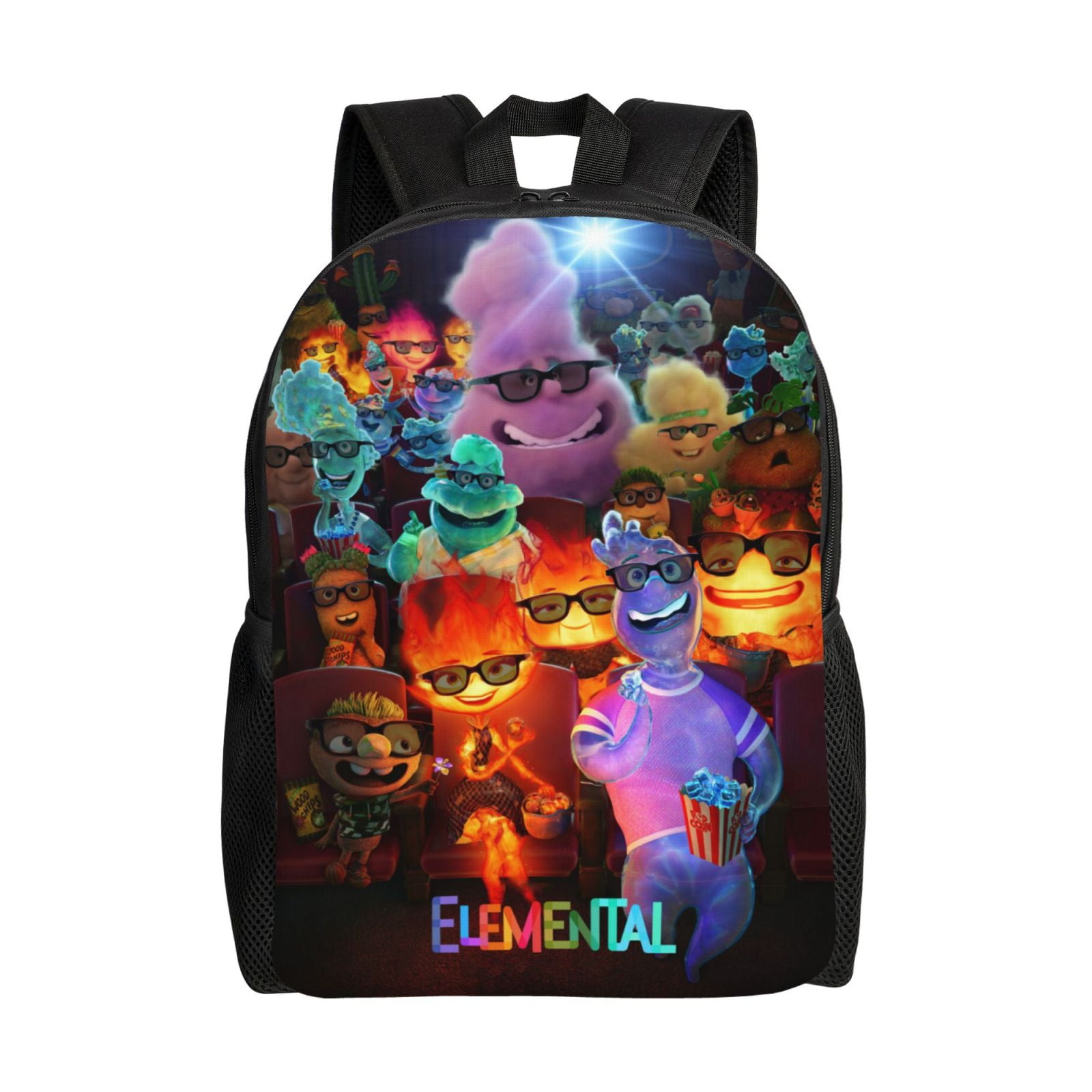 Water Fire Elementa Backpack Cute Anime Large Capacity Multifunction ...