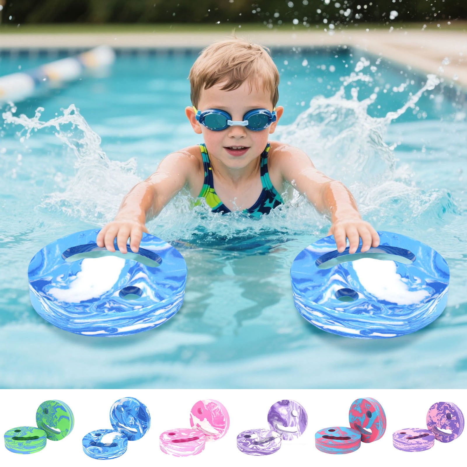 Water Fitness Board Swimming Kickboards 2 Eva Water Fitness Handheld ...