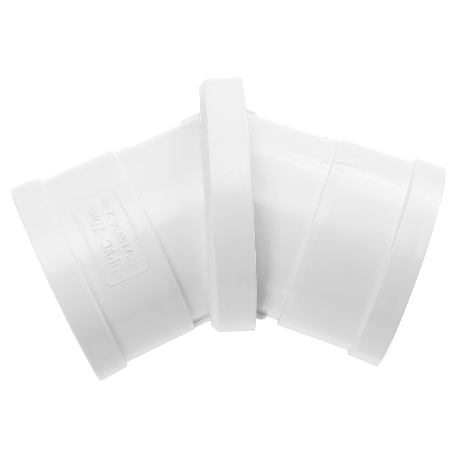 ifundom iFundom PVC Fittings Adjustable Angle Connectors White No ...