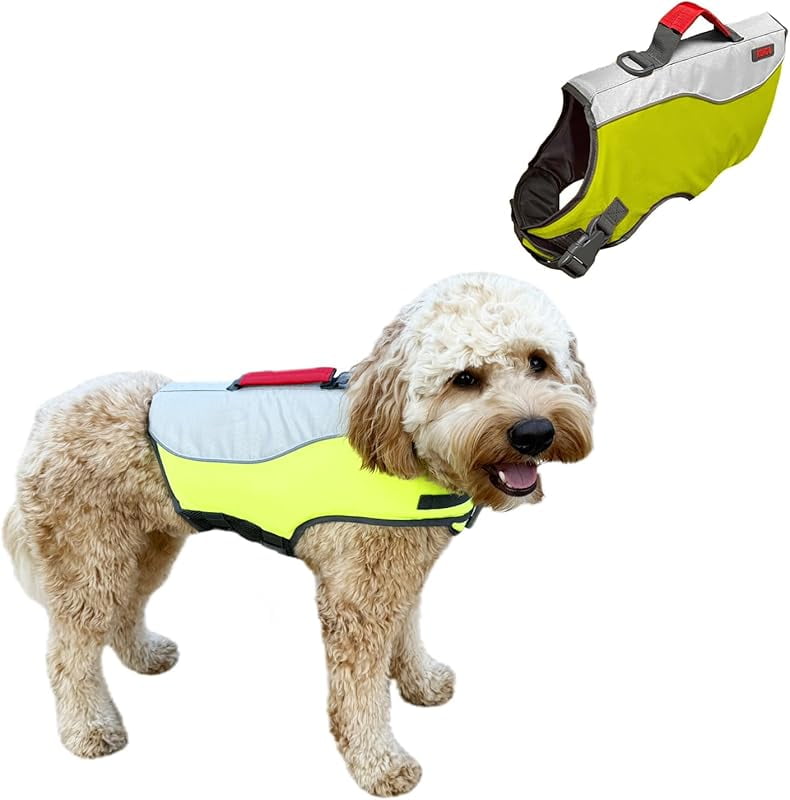 Water Float Dog Flotation Life Jacket Vest, Swimming Float Aid with ...