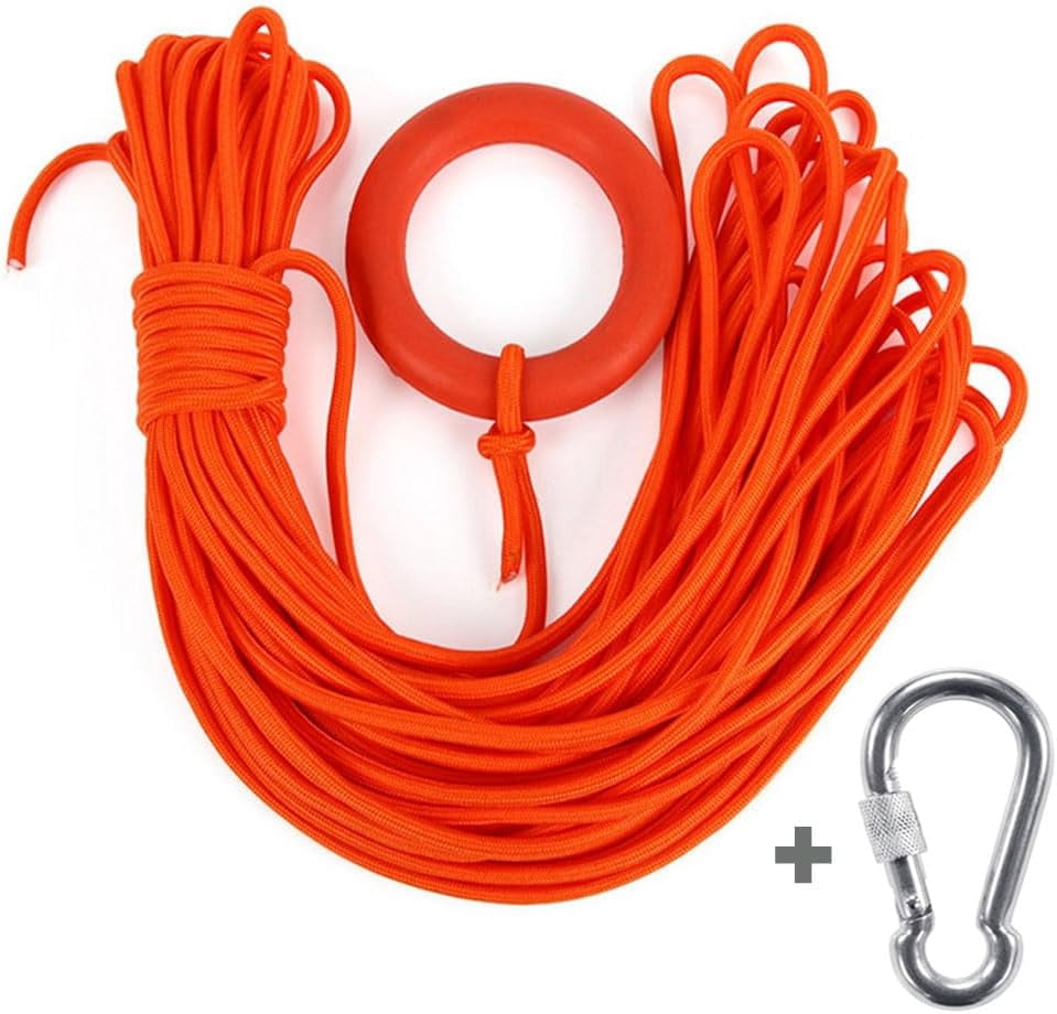 Water Floating Lifesaving Rope 98.4FT,Outdoor Professional Throwing ...