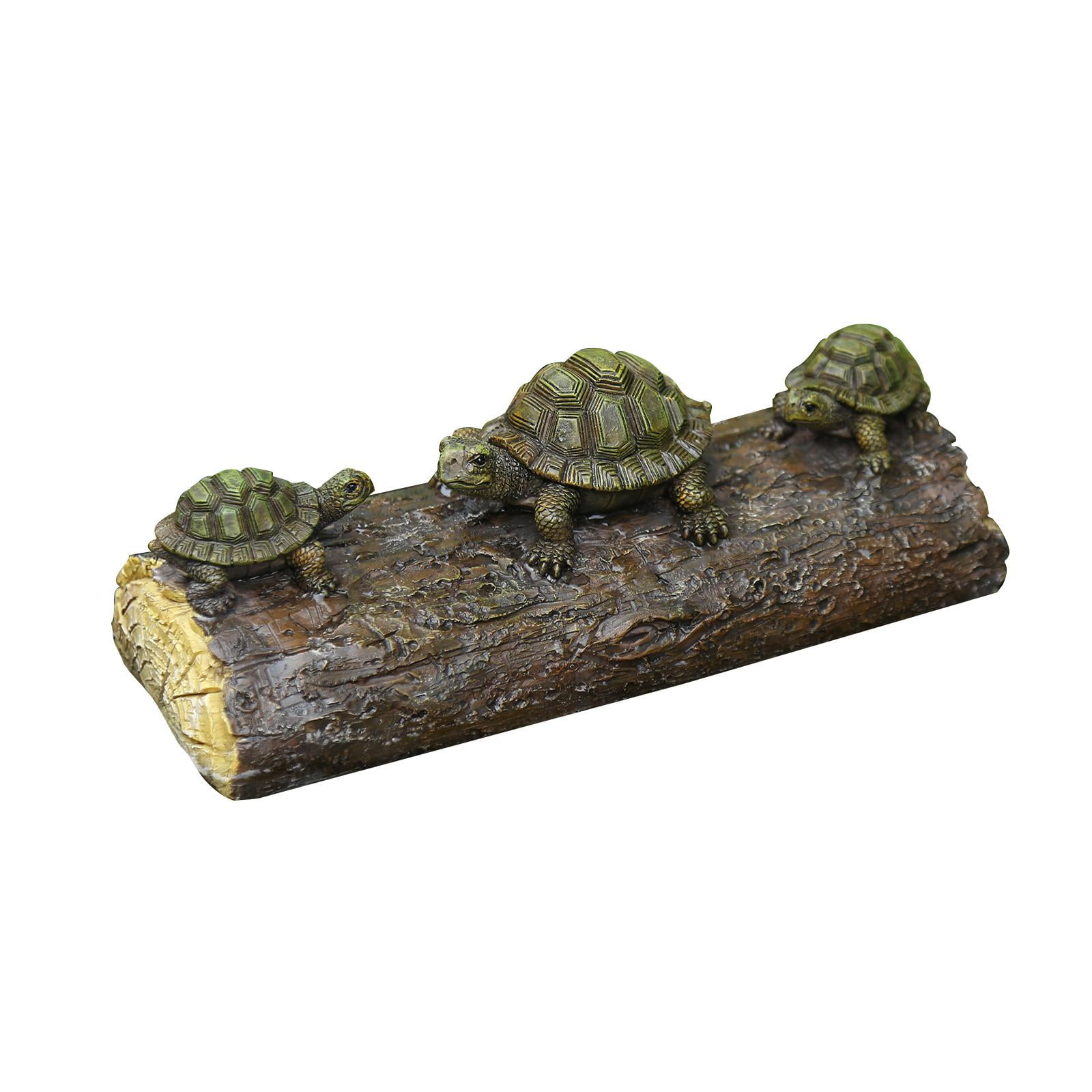 Water Floating Turtle Ornament Animal Figurines Fairy Garden Statue ...