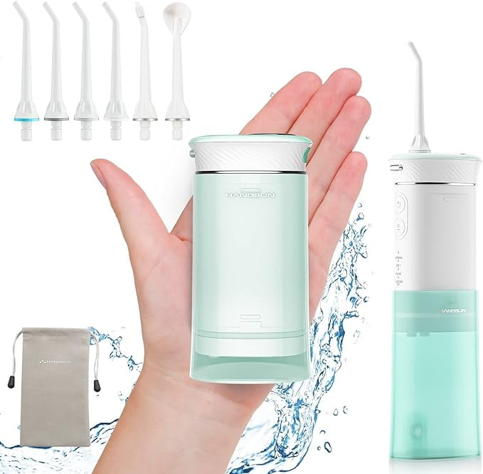 Water Flosser Cordless Oral Irrigator Portable Teeth Cleaner HOC600 ...