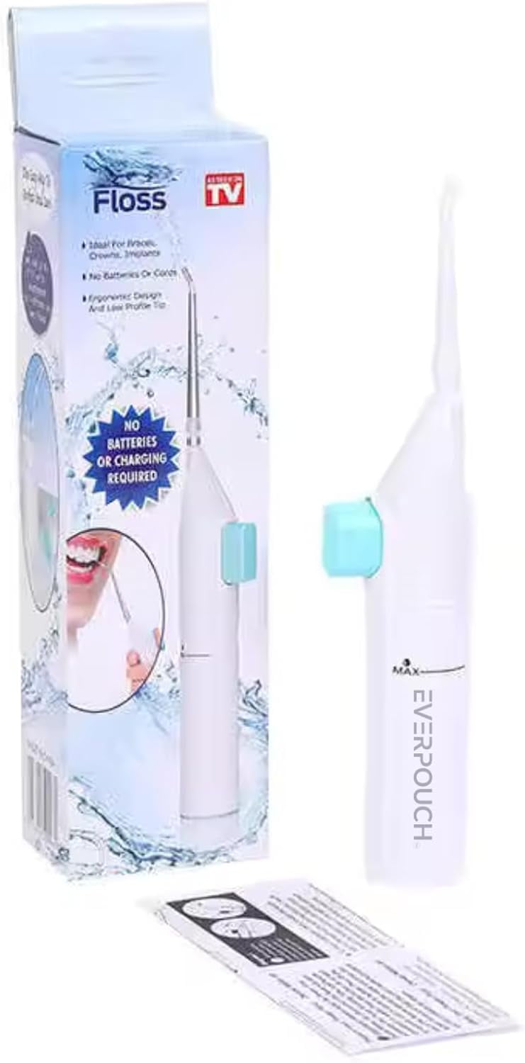 Water Flosser - Hand-Powered Oral Irrigator Water Flosser for Teeth ...