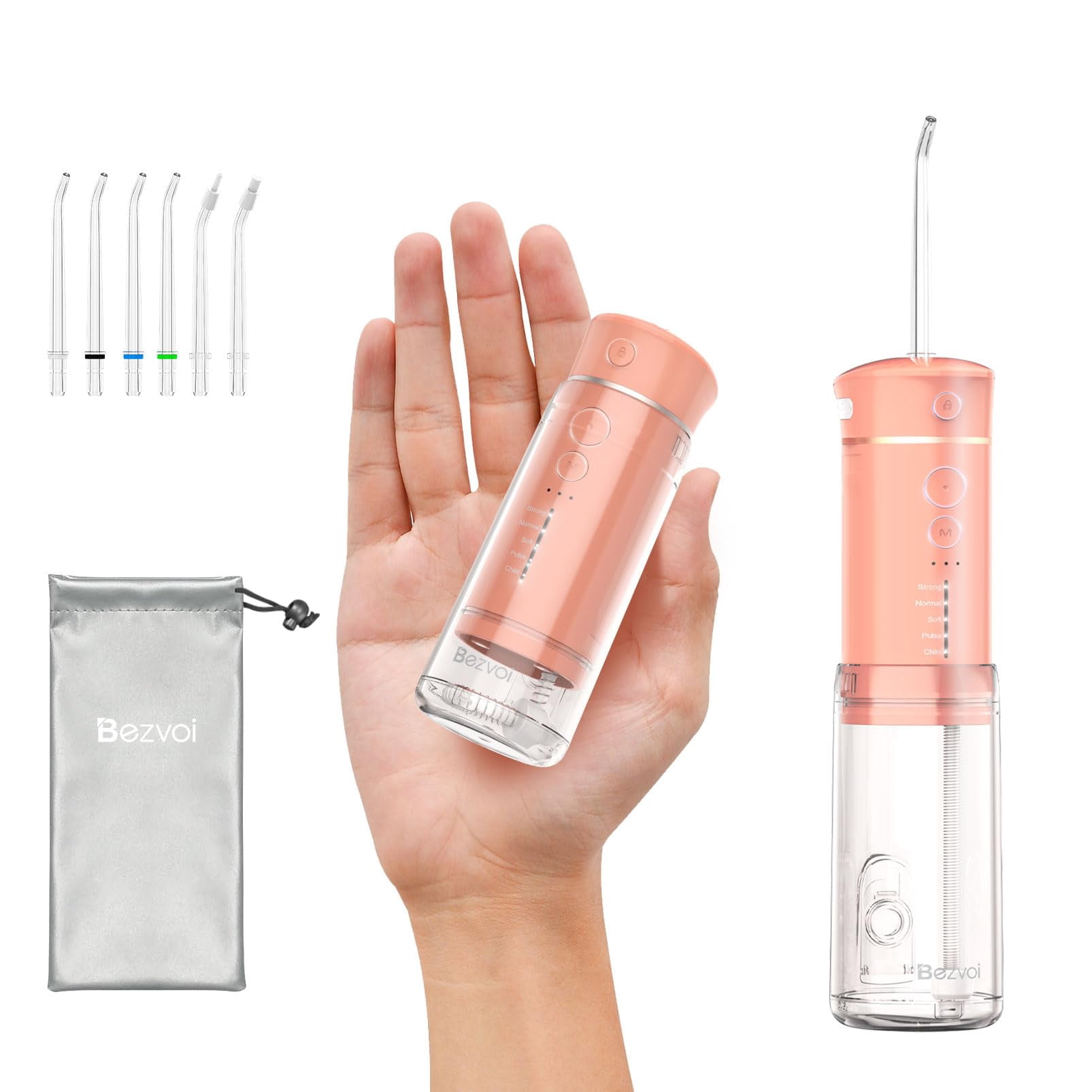 Water Flosser Mini Cordless TSF6 Portable: 5 Modes Water Floss with ...
