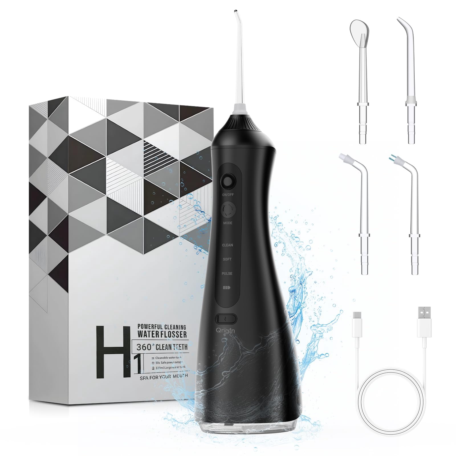 Water Flosser Picks for RRF12 Teeth Cleaning and Cordless, IPX7 ...
