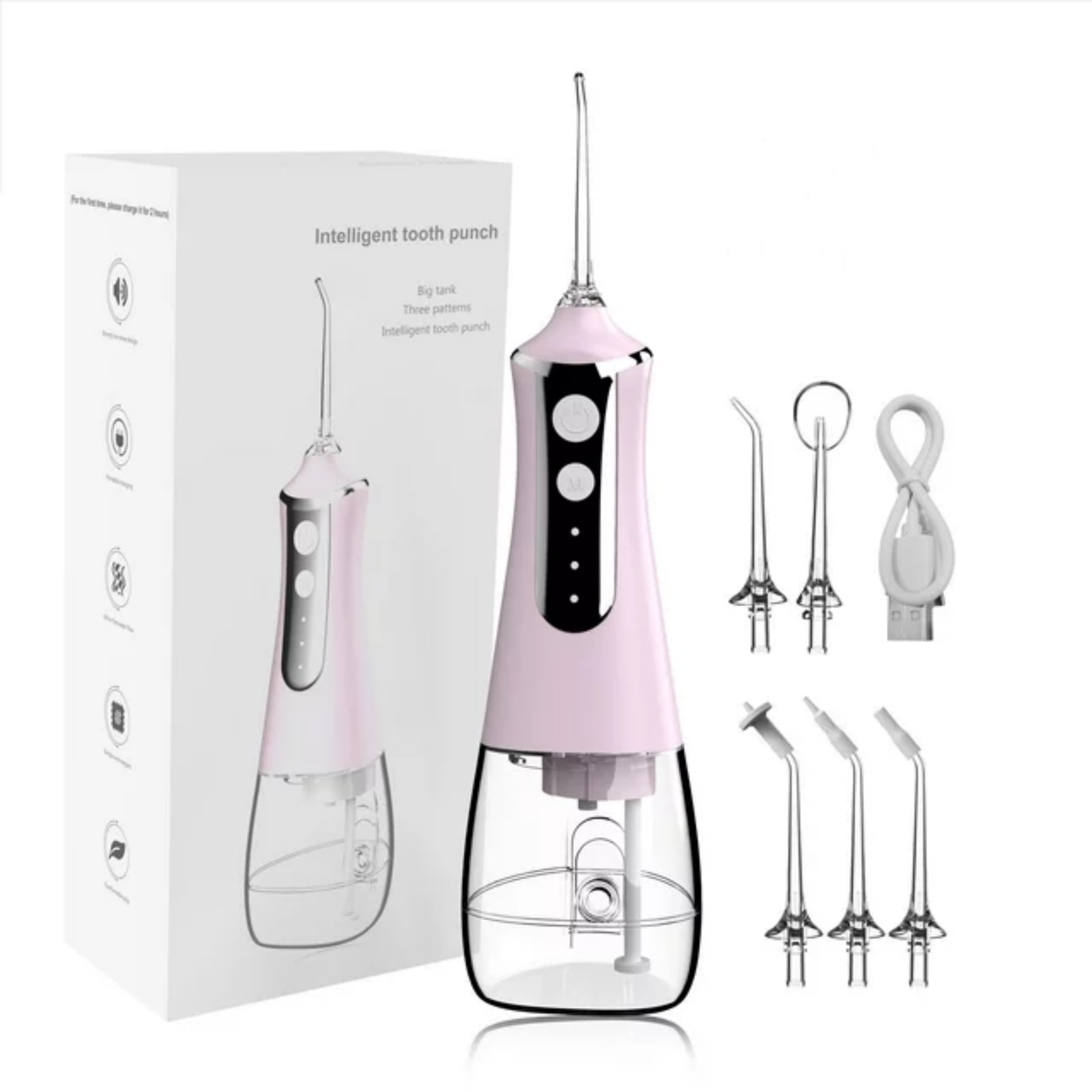 Water Flosser, Water Picks for Teeth Cleaning Cordless with 300ml Water ...