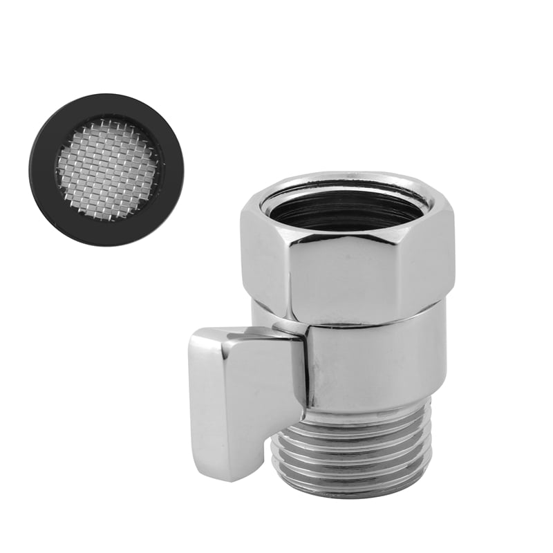 Water Flow Control Shut Off Valve, Brass Adjustable Water Pressure ...