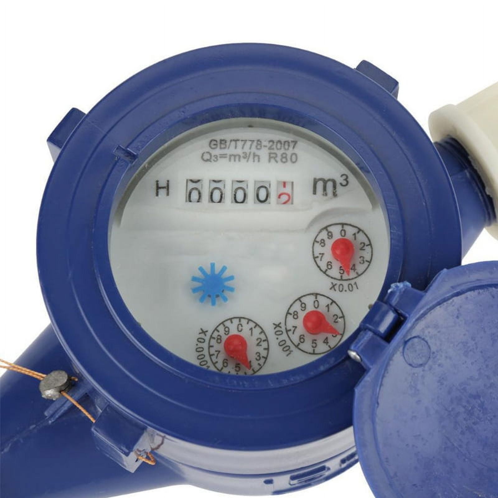 Water Flow Meter DN15 Garden Hose Water Meter Plastic Cold Water Meter ...