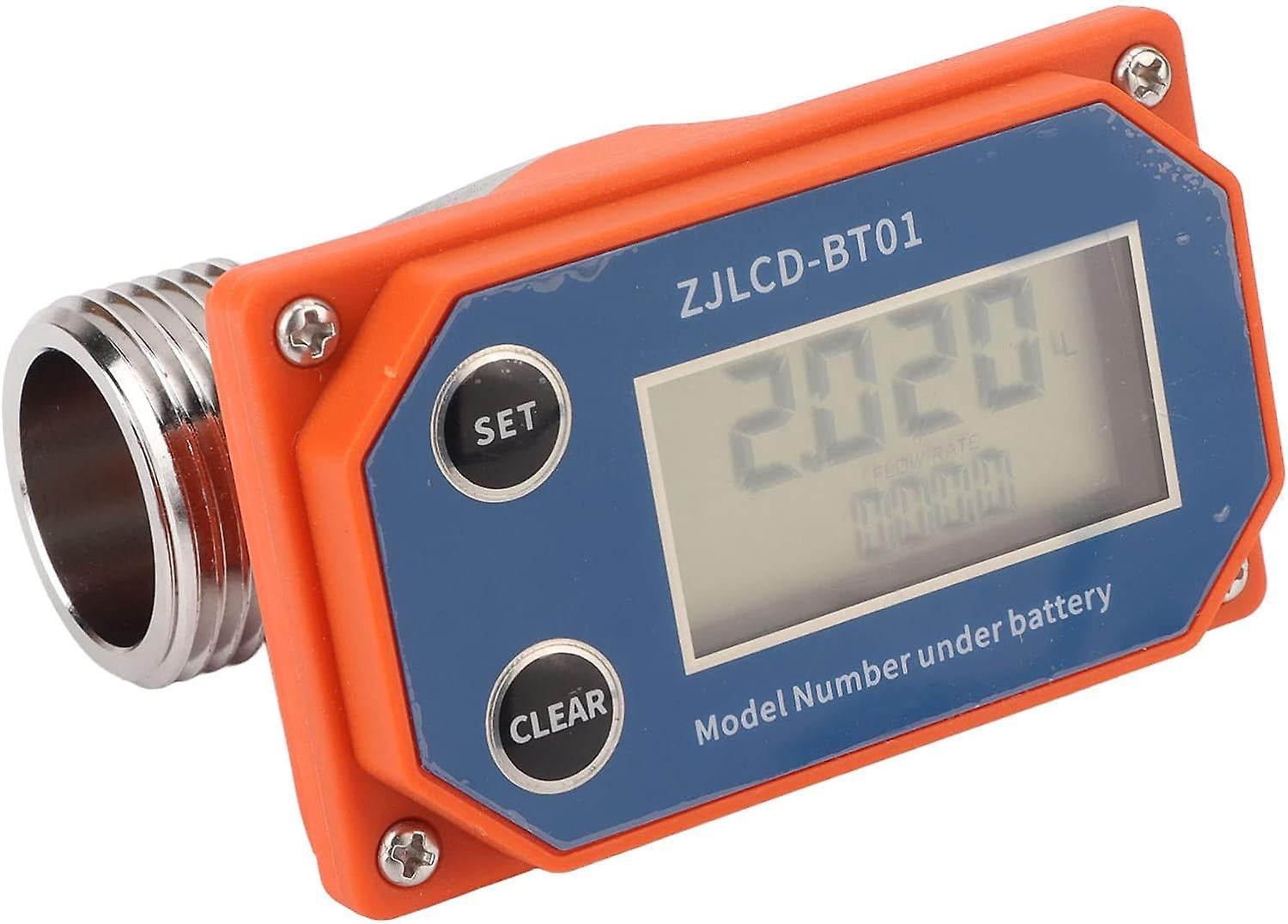 Water Flow Meter, High Accuracy Digital Hose Water Meter, Stainless ...