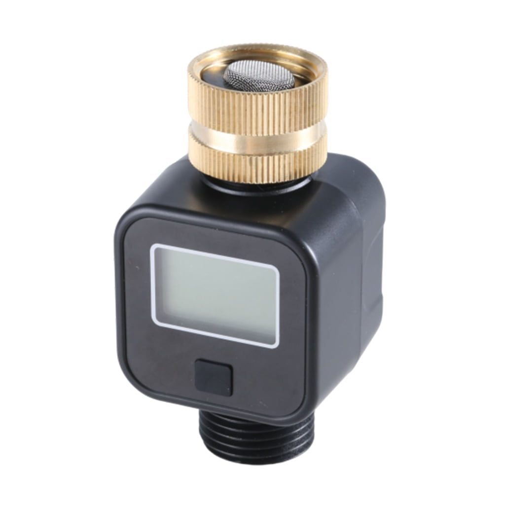 Water Flow Meter IP55 Waterproof Measure Gallon/Liter Consumption ...