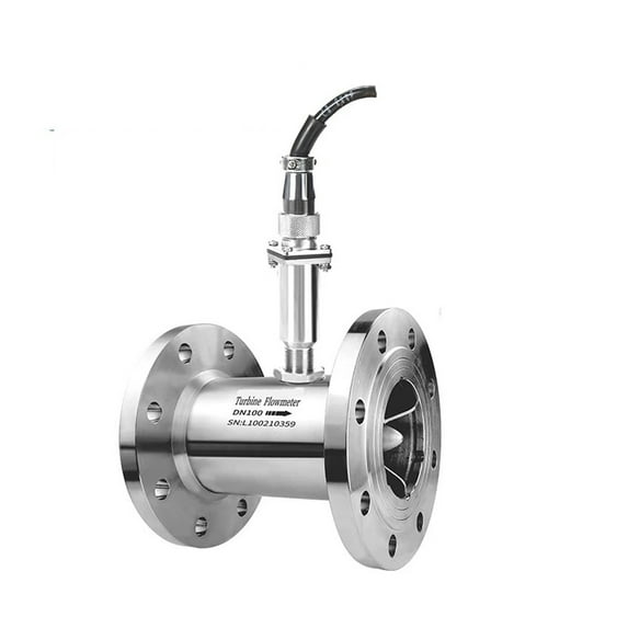 Water Flow Meter Sensor Flowmeter Flange Connection Pulse Signal 2 Inch ...