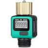 Water Flow Meter with Brass Inlet Metal Thread, Measure Gallon/Liter ...