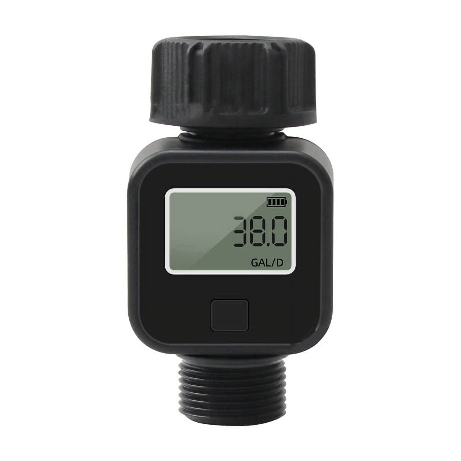 Water Flow Recorder Digital Meter 3/4in Hose for Measuring Usage and ...