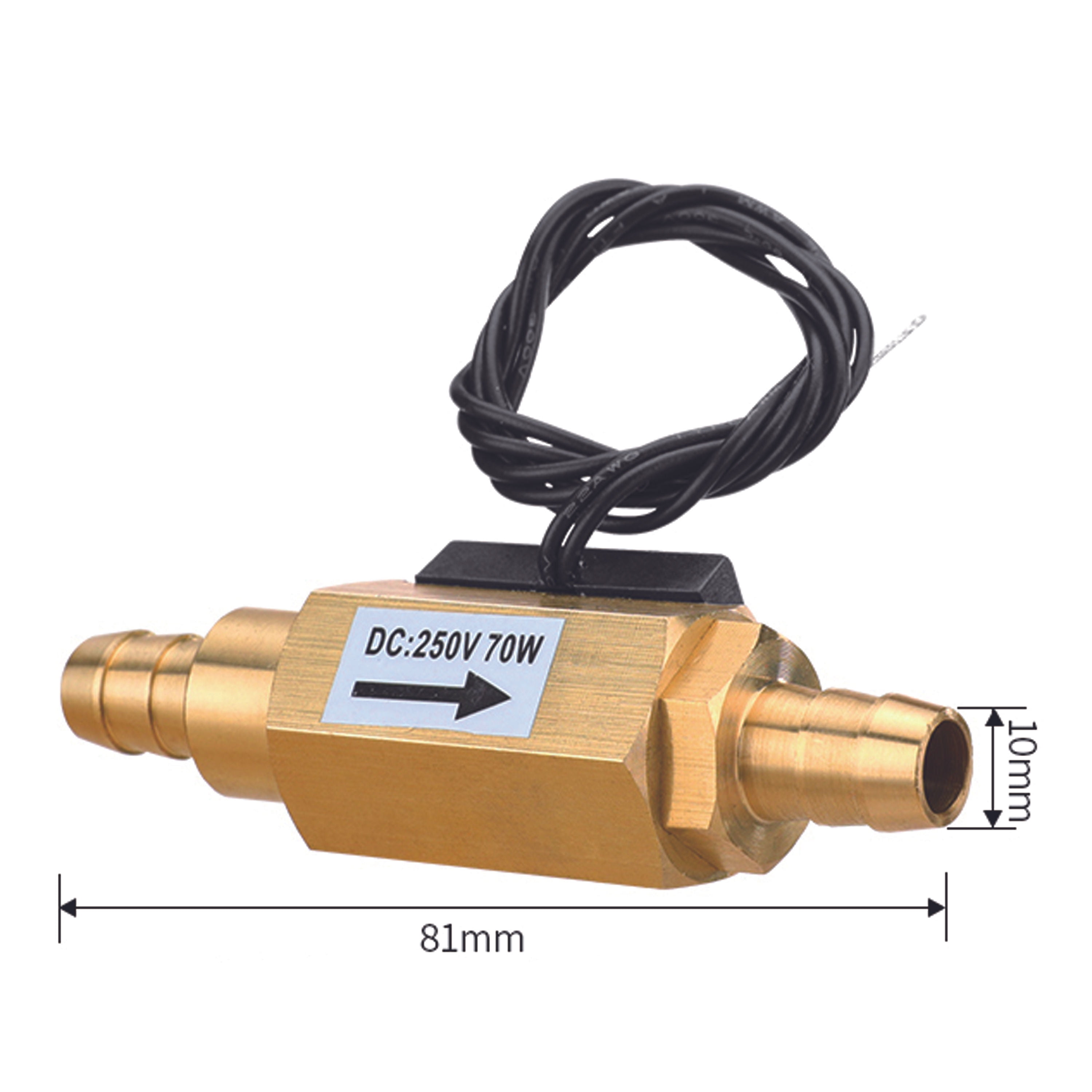 Water Flow Sensor Switch Brass Flowmeter Industrial Accessory Water ...