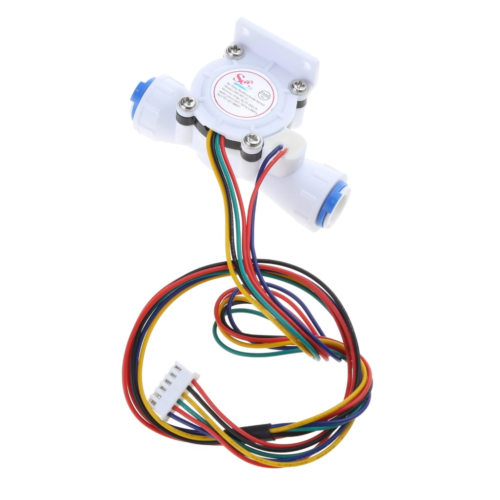 Water Flow TDS Temperature Sensor Flowmeter DC5-24V Hall Effect Flow ...