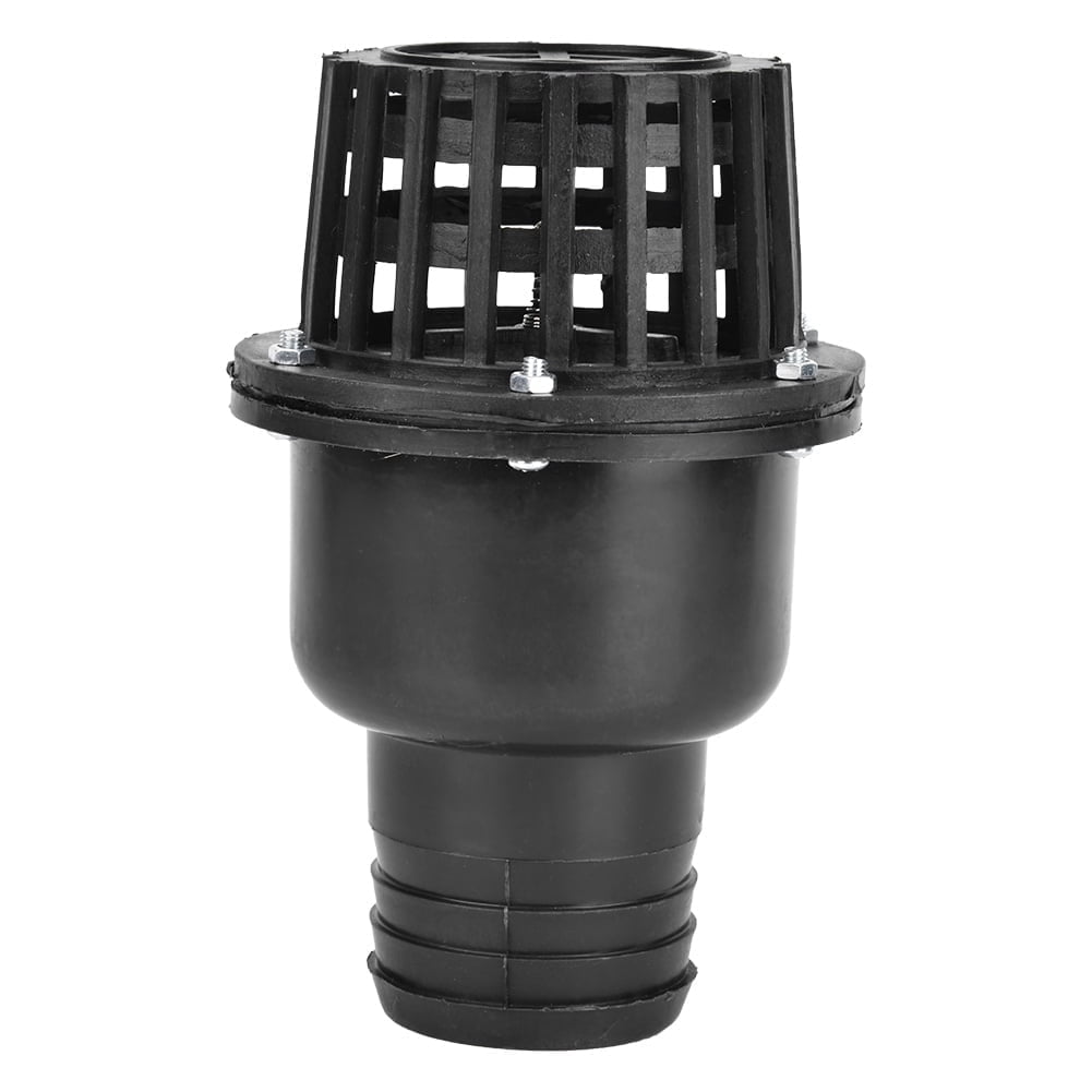 Water Foot Valve Black PVC Low Pressure Flat Check Valve For Fluid ...