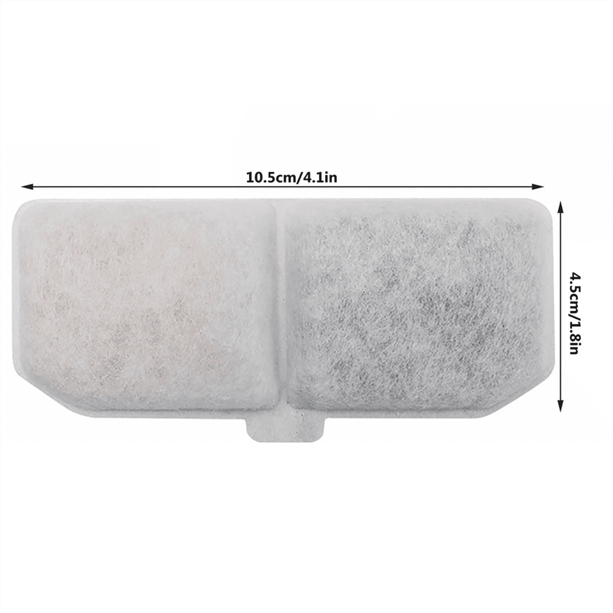 Water Fountain Filter Pet Fountain Replacement Activated Carbon Filter ...