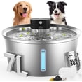 Water Fountain for Large Dogs, 2025 Upgraded Fully Stainless Automatic ...