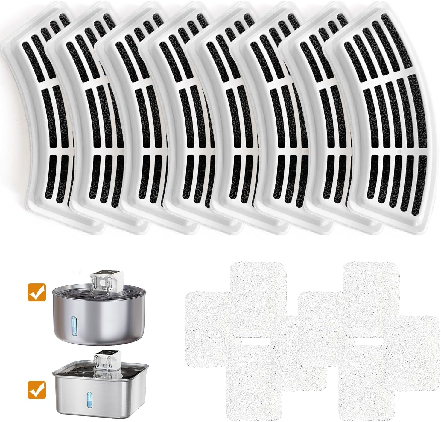 Water Fountain - Water Bowl Dispenser, 7L/236oz Large Capacity ...