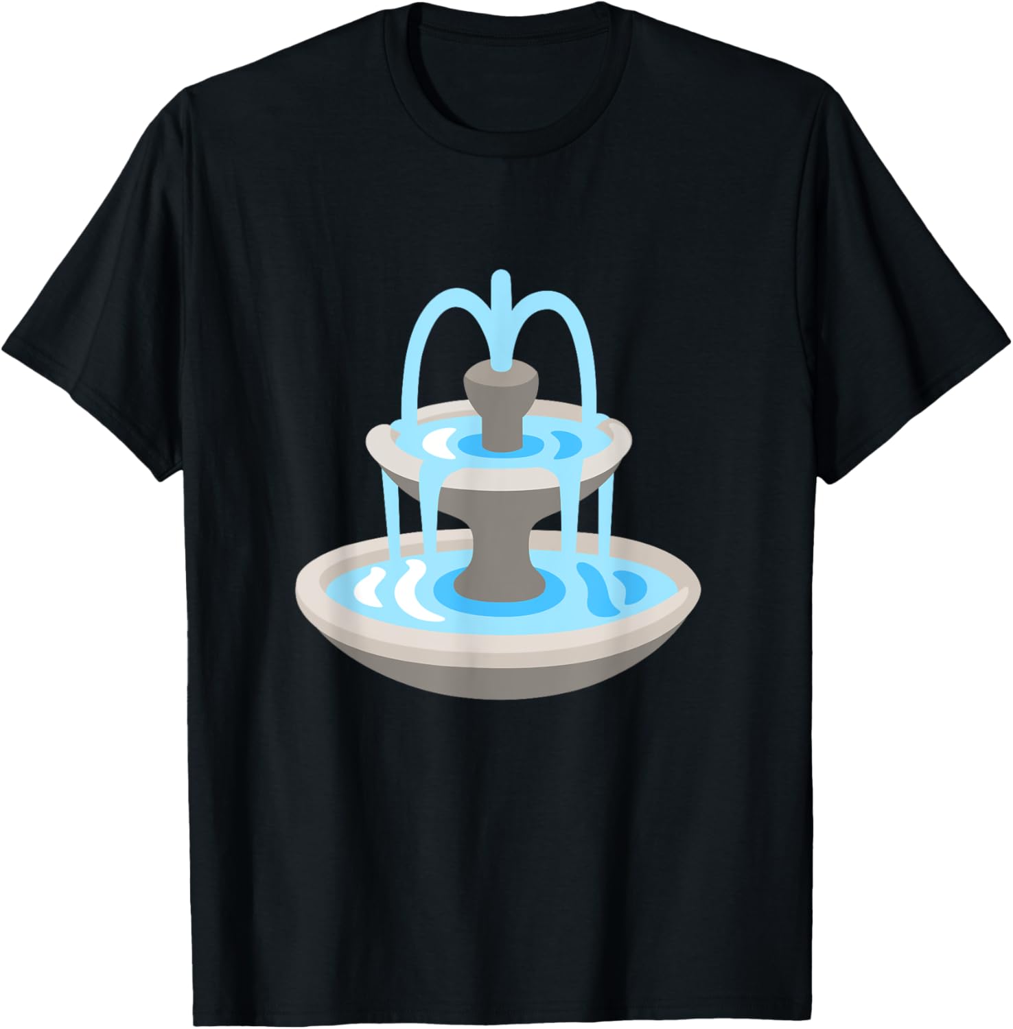 Water Fountain costume T-Shirt men and women can wear, black, white ...