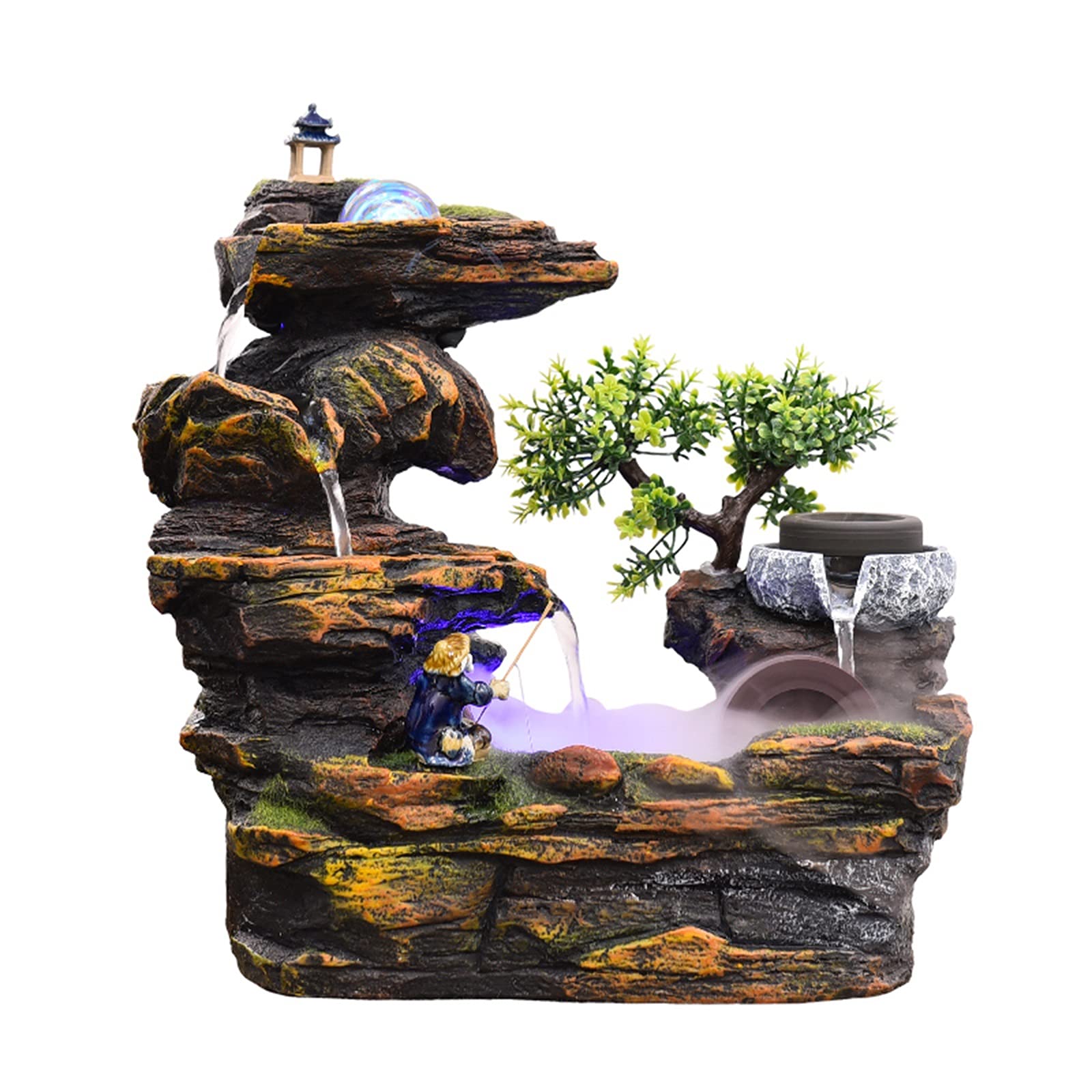 Water Fountains Indoor Tabletop Fountain Indoor Small Rockery Desktop ...