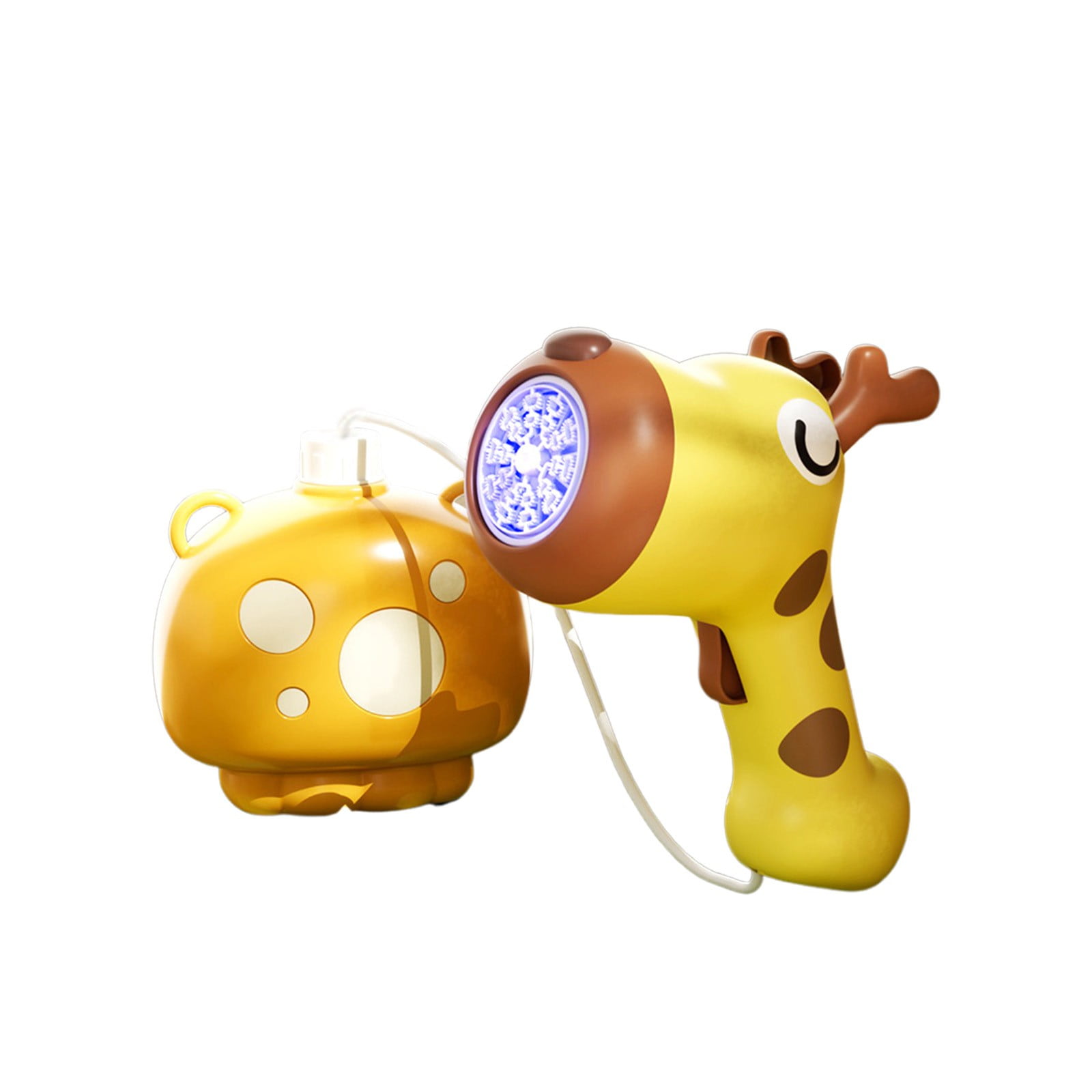 Water Fun Automatic Bubble Machine Backpack Blaster 20 Nozzles LED ...