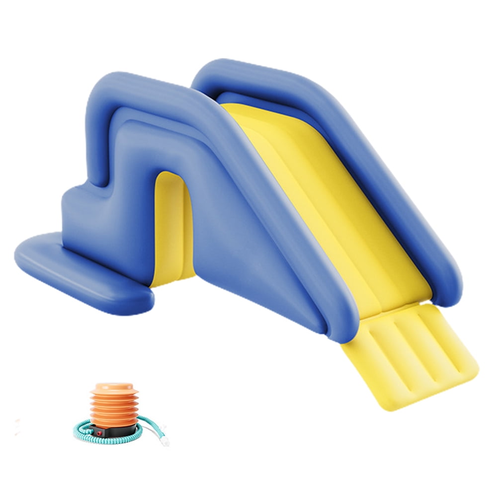 Water Game Inflatable Water Slide Compact with Pump Inflatable Climbing ...